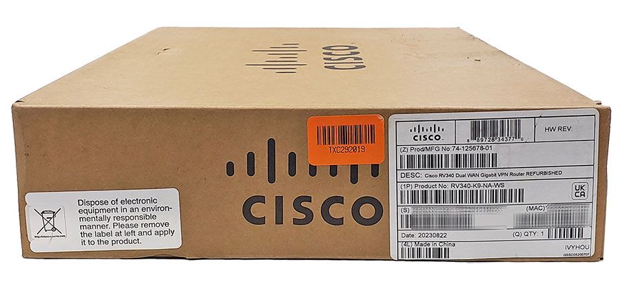 Cisco Rv340 Dual Wan Security Router Rv340 K9 Na