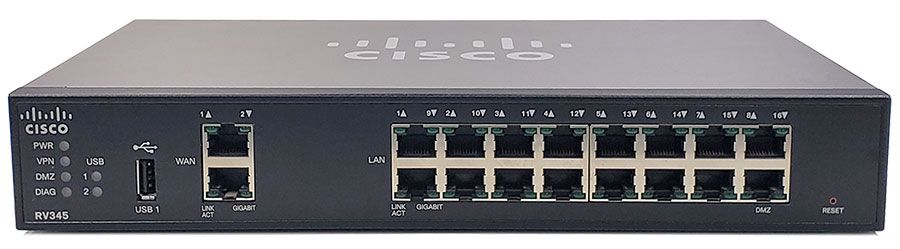 Cisco RV345 Dual WAN Security Router (RV345-K9-NA)