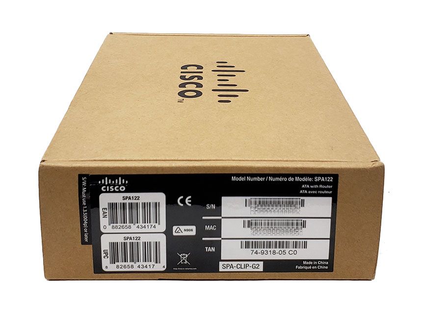 Cisco SPA122 Analog Telephone Adapter w/Router (SPA122)