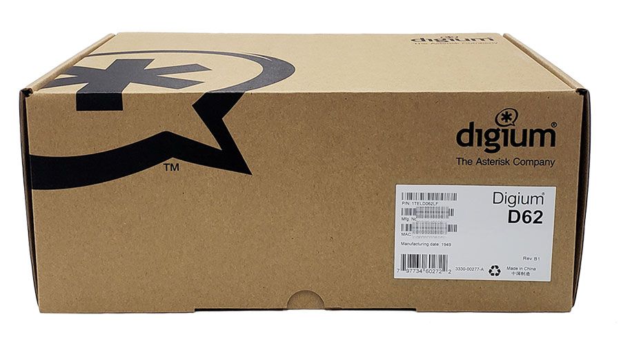 Digium D62 IP Phone (1TELD062LF)