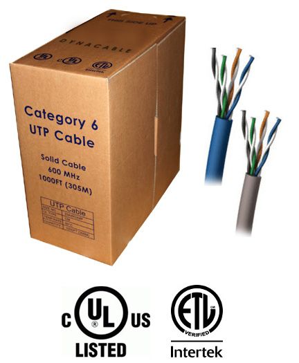 DynaCable Cat. 6 PVC Bulk Cable (1000 Ft.)