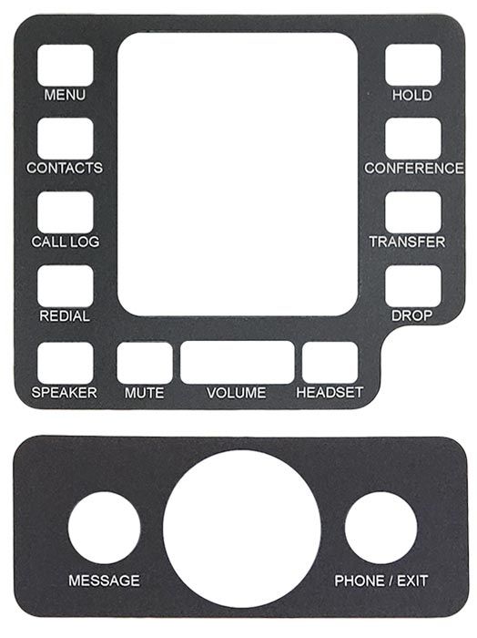 English Text Label for Avaya 1408, 1416, 1608-I, and 1616-I Global Phones