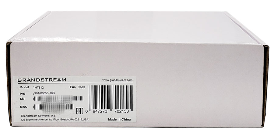 Grandstream HT812 Analog Terminal Adapter