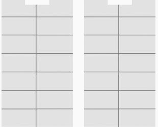 Merlin Legend MLX-28D Telephone Labels (10 labels)