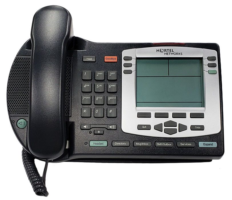 Nortel IP Phone 2004 w/Silver Bezel (NTDU92BC)