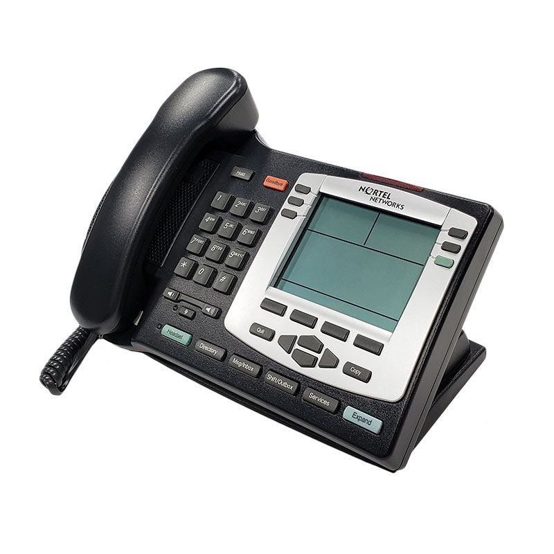 Nortel IP Phone 2004 w/Silver Bezel (NTDU92BC)