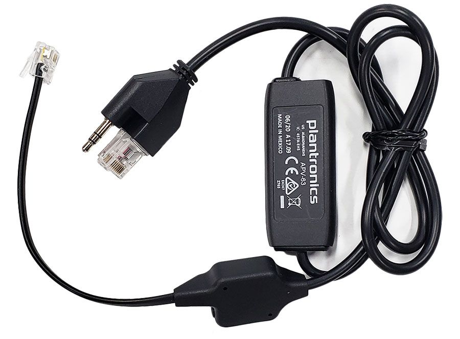 Plantronics APV-63 Electronic Hook Switch Cord (38734-11)