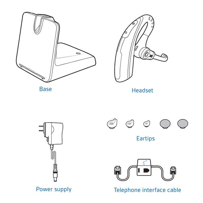 Plantronics CS530 Wireless Headset (86305-01)