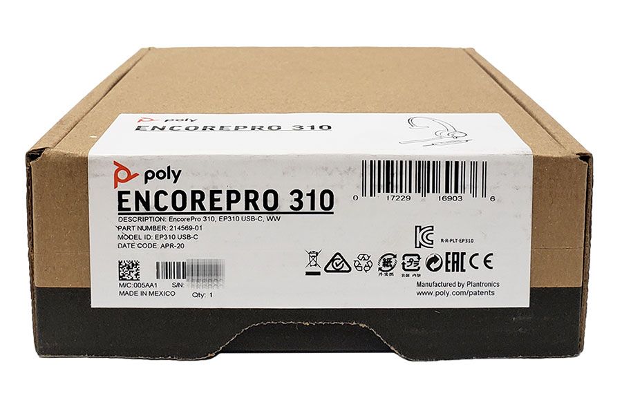 Plantronics EncorePro 310 USB-C Headset (214569-01)