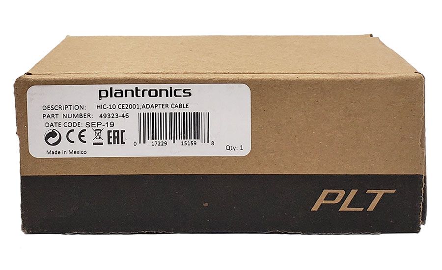 Plantronics HIC-10 Headset Adapter Cable for Avaya (49323-46)