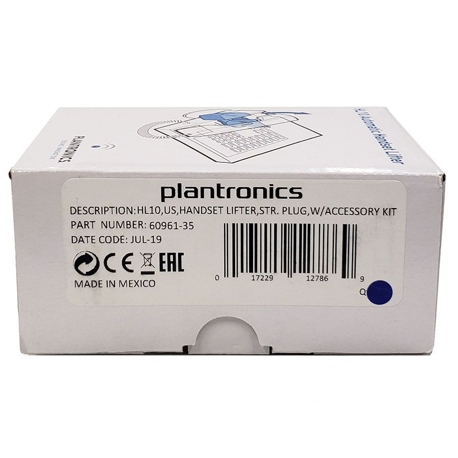 Plantronics HL10 Handset Lifter w/Straight Plug (60961-35)