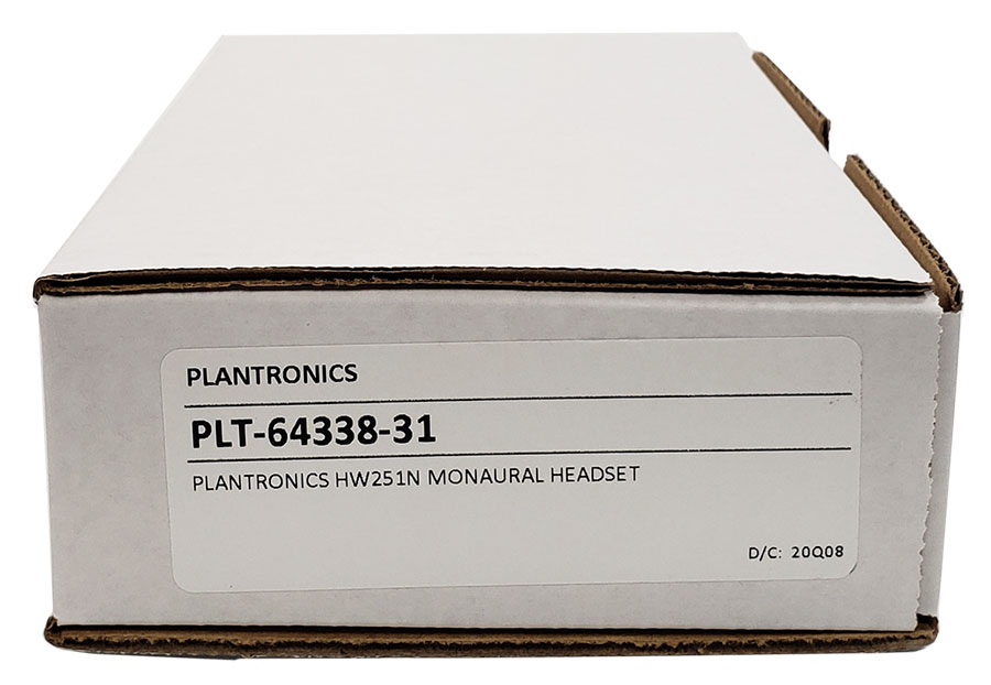 Plantronics HW251N SupraPlus Wideband Noise-Canceling Headset (64338-31)