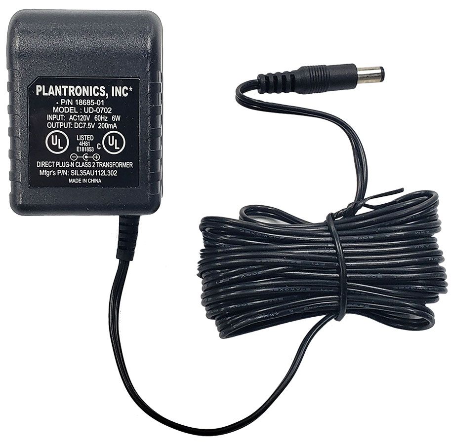 Plantronics M12/M22 AC Power Adapter (45671-01, 26503-01)