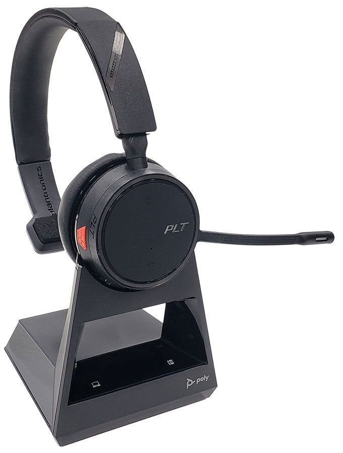 Plantronics Voyager 4210 Office Wireless Headset - 2-Way Base, UC, USB ...