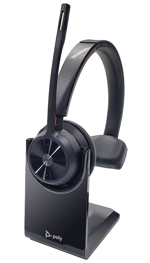 Poly Voyager 4310 UC Wireless Headset with Charge Stand, USB-A (218471-01)