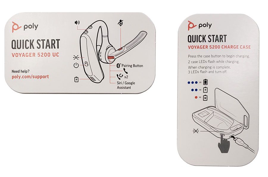 Plantronics (Poly) Voyager 5200 UC Wireless Headset (206110-102, B5200)