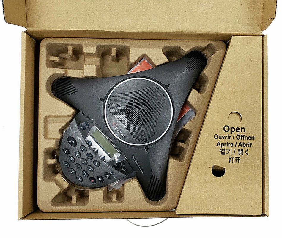 Polycom SoundStation IP 6000 Conference Phone w/Power (2200-15660-001)