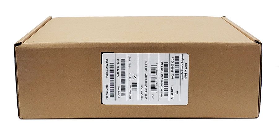 Polycom VVX 410 IP Phone (2200-46162-025)