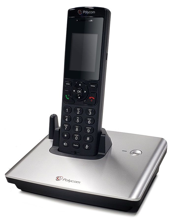 Polycom VVX D60 Base Station with Wireless Handset and Power (2200 ...