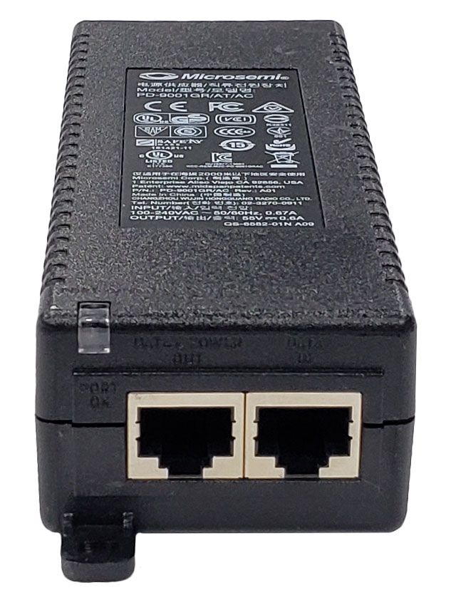 Microsemi PowerDsine PD-9001GR Gigabit PoE Injector (PD-9001GR/AT/AC)