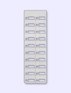 Toshiba DKT3220 Series Printable Telephone Labels (9 labels)
