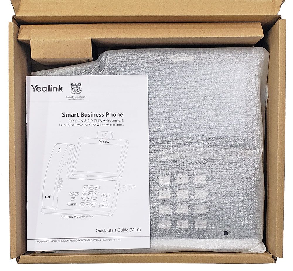 Yealink SIP-T58W IP Phone (Open Box Unused)