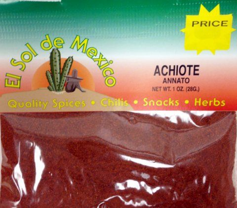 Achiote - Annato Ground Seasoning by El Guapo 1 oz.