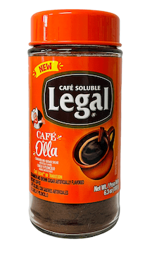 Cafe de Olla Instant Coffee Legal Brand with Cinnamon and Piloncillo