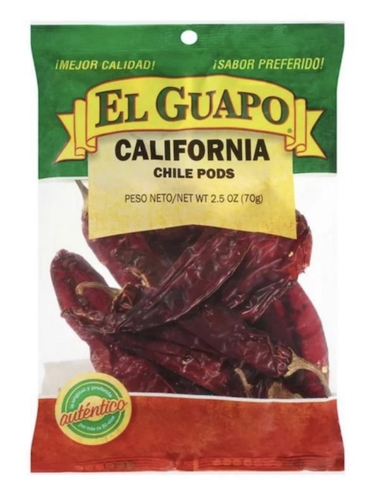California Dried Chile Pepper 2.5 oz.