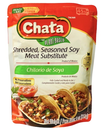 Chata Chilorio de Soya - Shredded Seasoned Soy Meat Substitute