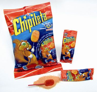 Chipileta Orange Lollipop and Hot Candy Powder (30 ct) 11.6oz