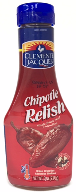 Clemente Jacques Chipotle Relish - Chiles Chipotles Molidos