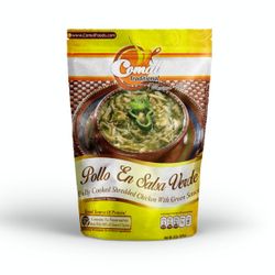 Comal Comida Casera Shredded Chicken in Salsa Verde 8 oz