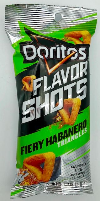 Doritos Flavor Shots Fiery Habanero Triangles (Pack of 6)