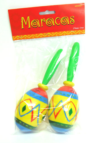 Fiesta Maracas Party Favor 2 Pieces