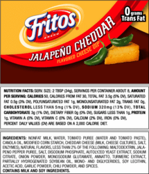 Fritos Jalapeno Cheddar Flavored Cheese Dip 9 oz