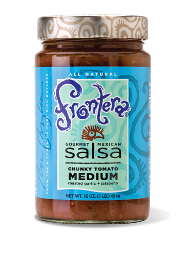 Frontera Chunky Tomato Salsa with Roasted Garlic and Jalapeno 16 oz