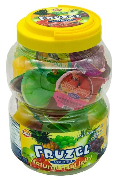 Fruzel Assorted All Natural Fruit Jelly by Neo USA