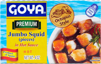 Goya Jumbo Squid in Olive Oil 4 oz