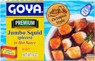 Goya Jumbo Squid in Olive Oil 4 oz