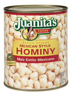 Hominy - Mexican Style Hominy by Juanita's 25 oz.