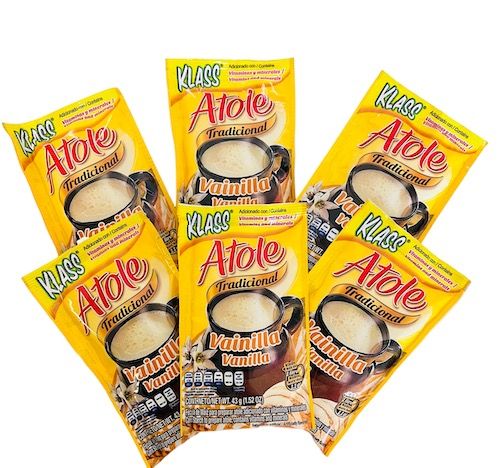 Klass Vanilla Mix - Atole Fortificado de Vainilla (Pack of 6)