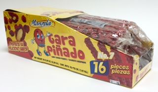 Manzela Cacahuate Garapin?ado - Candy Covered Peanuts - 16 pieces