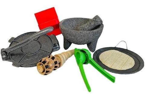 Mexican Cooking Utensils Deluxe Gift Set at MexGrocer.com