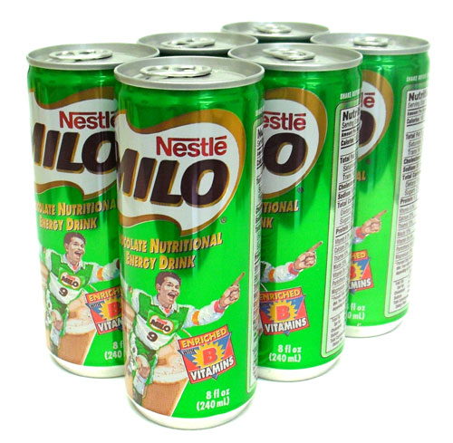 Nestle Milo Chocolate Energy Drink 8 oz - 6 pack