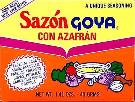 Sazon Goya Azafran Seasoning 1.41 oz