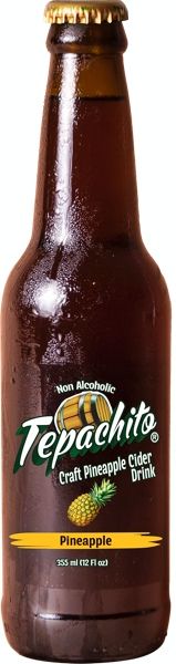 TEPACHITO Tepache Natural Pineapple Cider 12 fl oz (Pack of 6)