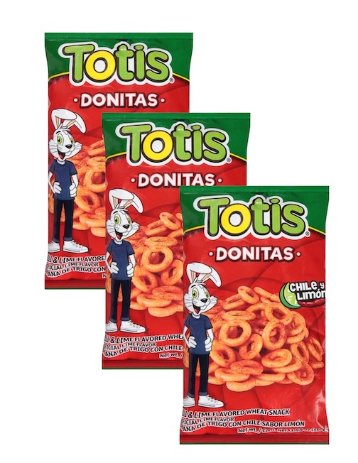 TOTIS Donitas Chile y Limon La Costena Wheat Snacks Chile & Lime (Pack ...