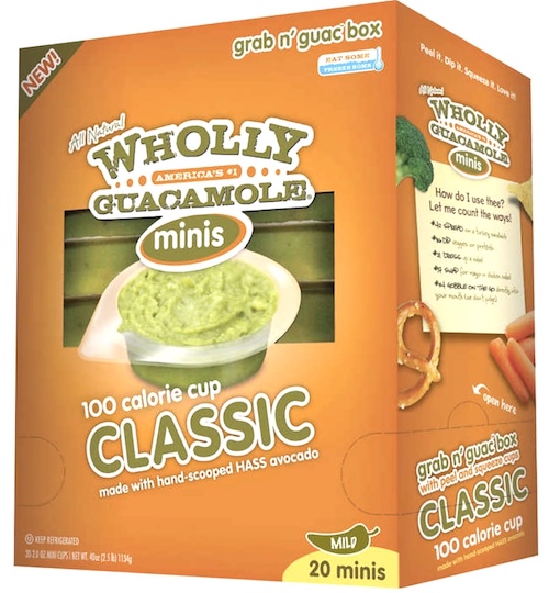 Guacamole by Wholly Avocado Brand Minis Classic All Natural 2 oz