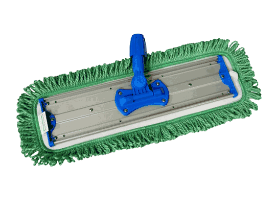 18" Real Clean Green Microfiber Commercial Dust Pad With Fringe - 18 ...